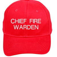 CHIEF FIRE WARDEN Safety Cap Hi-Vis Clothing | Custom Printing ...